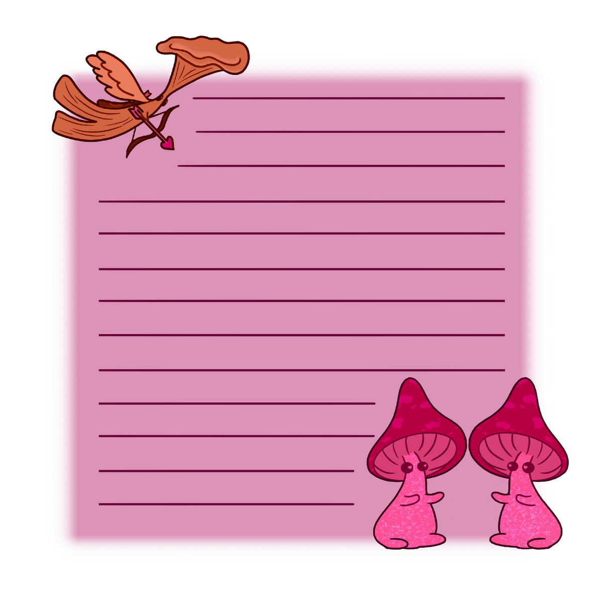 MushLove Notepad – Slater's Pins and Poems
